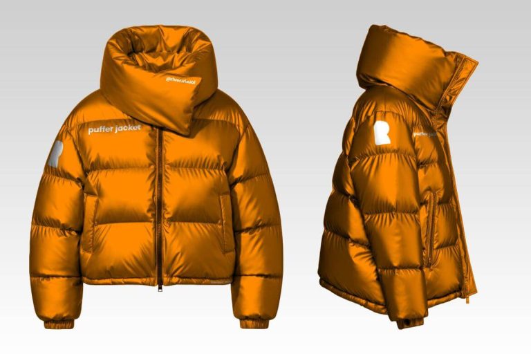 Free Puffer Jacket Mockup PSD - PsFiles