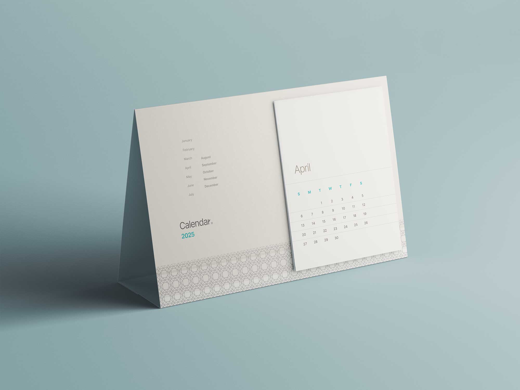 Free Free Tent Calendar Mockup PSD - PsFiles