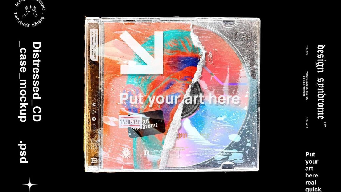 Free CD Game Lying on CD Box Mockup PSD - PsFiles