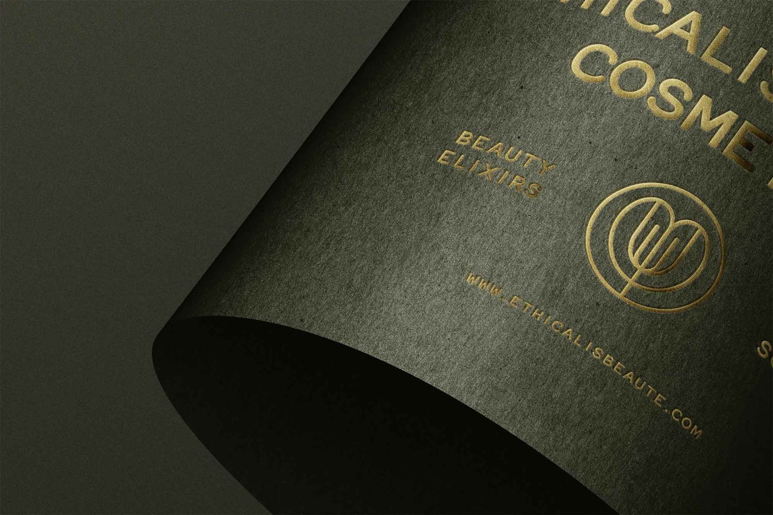 Free Logo Design on Rolled Paper Mockup PSD - PsFiles