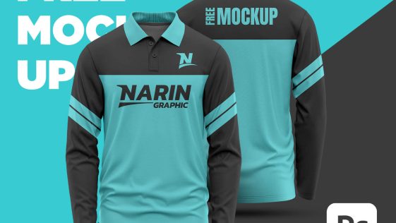 Free Polo Shirt Mockup PSD – Front & Back Editable Photoshop Template ...