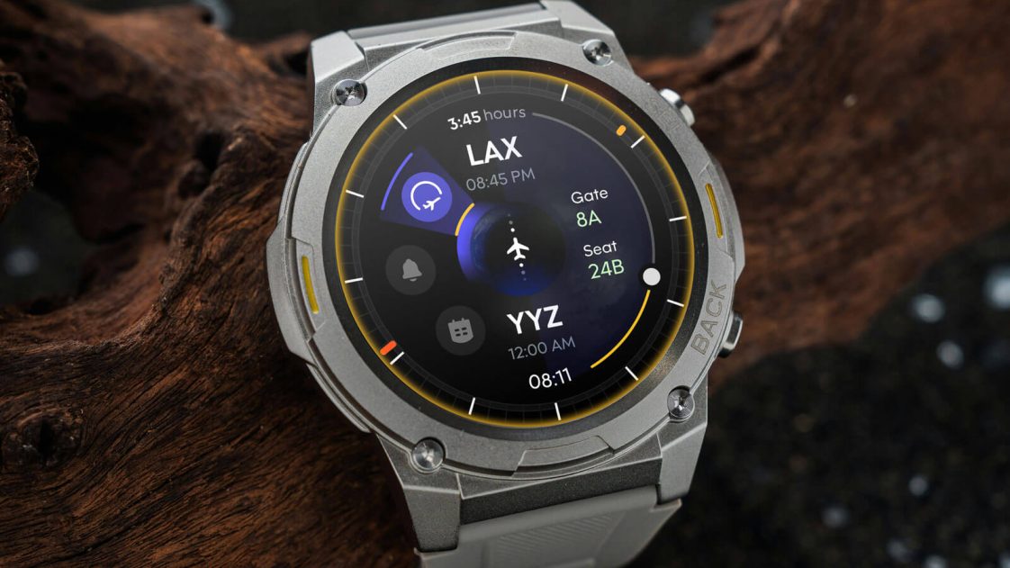 Top View of Round Smartwatch Mockup PSD - PsFiles