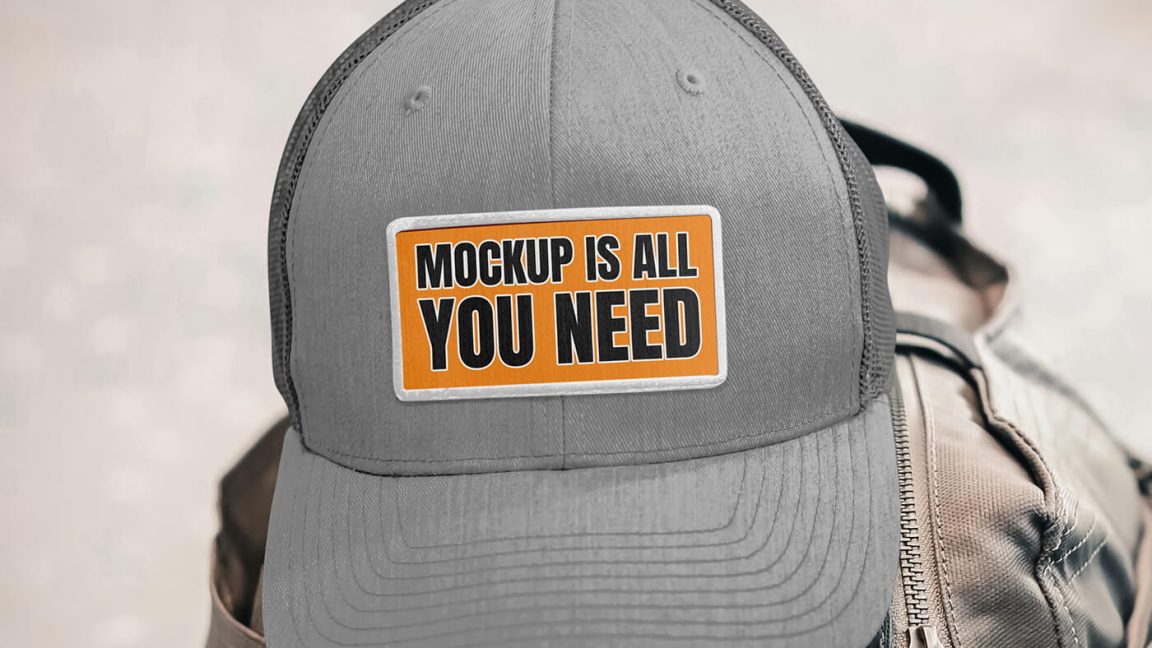 3 Free Trucker Hat Cap Mockup PSD set - PsFiles