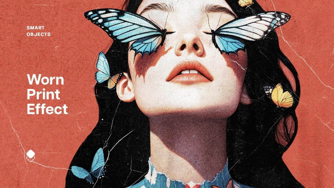 Free Devil's Printer Noise Grain Vintage Design Photo Effect PSD Mockup - PsFiles - Free ...