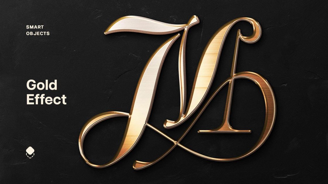 Free Gold Metallic Text And Logo Effect PSD - PsFiles