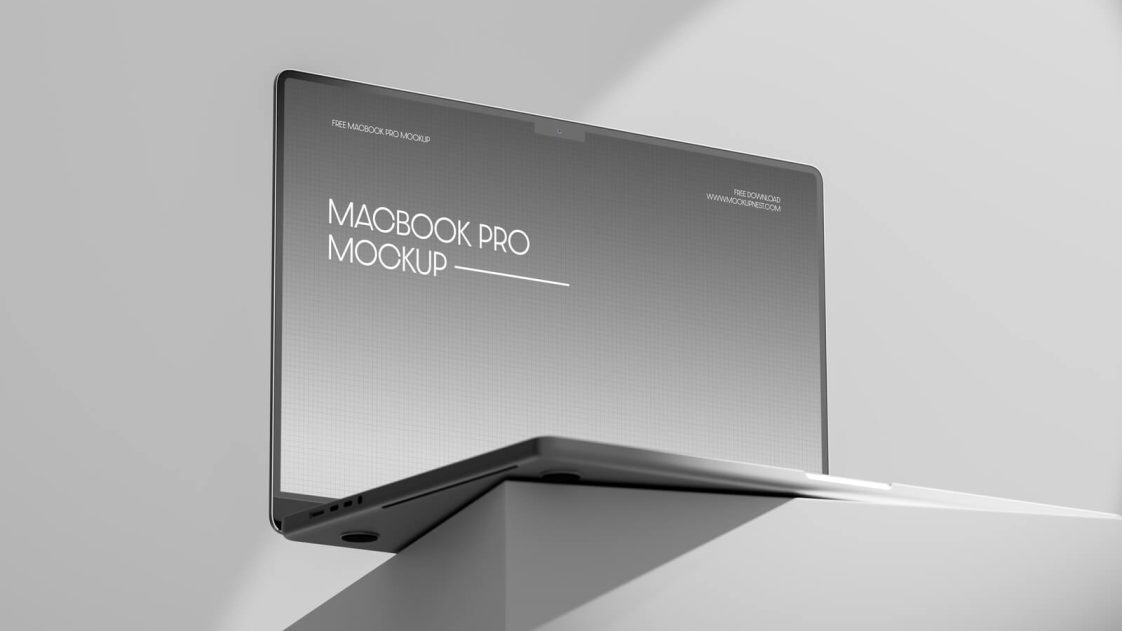 Free Laptop Back Cover Mockup PSD - PsFiles