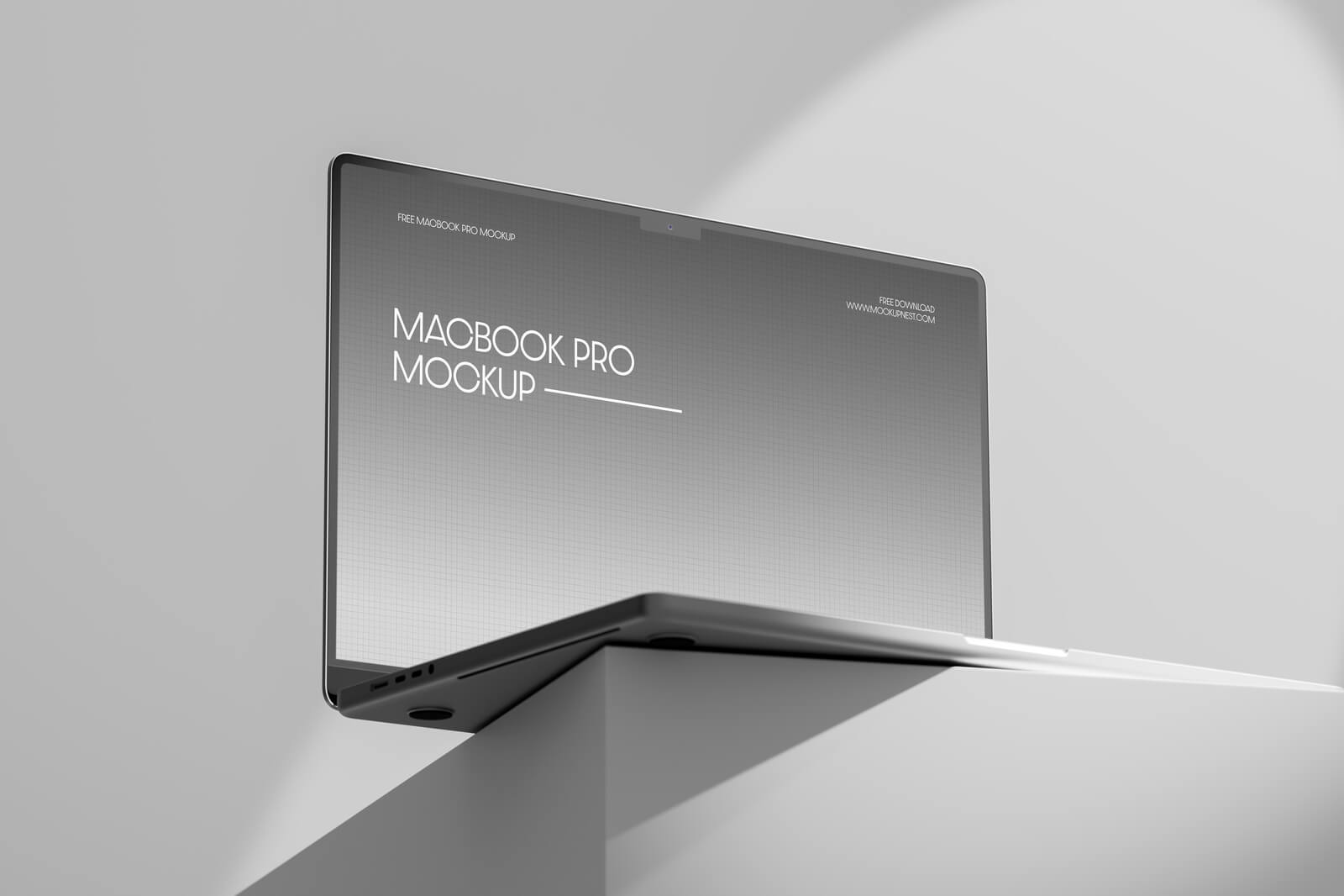 Free M4 MacBook Pro Mockup PSD - PsFiles