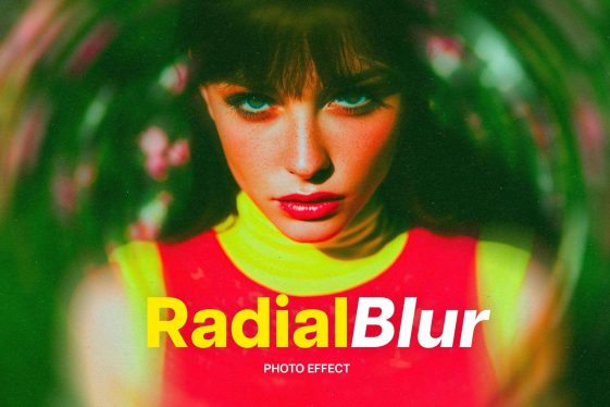 Free Spinning Blur Photo Effect PSD - Best PsFiles