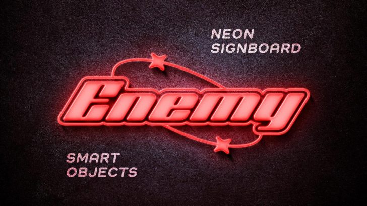 Best Free Neon Text Effect PSD Editable Template - PsFiles