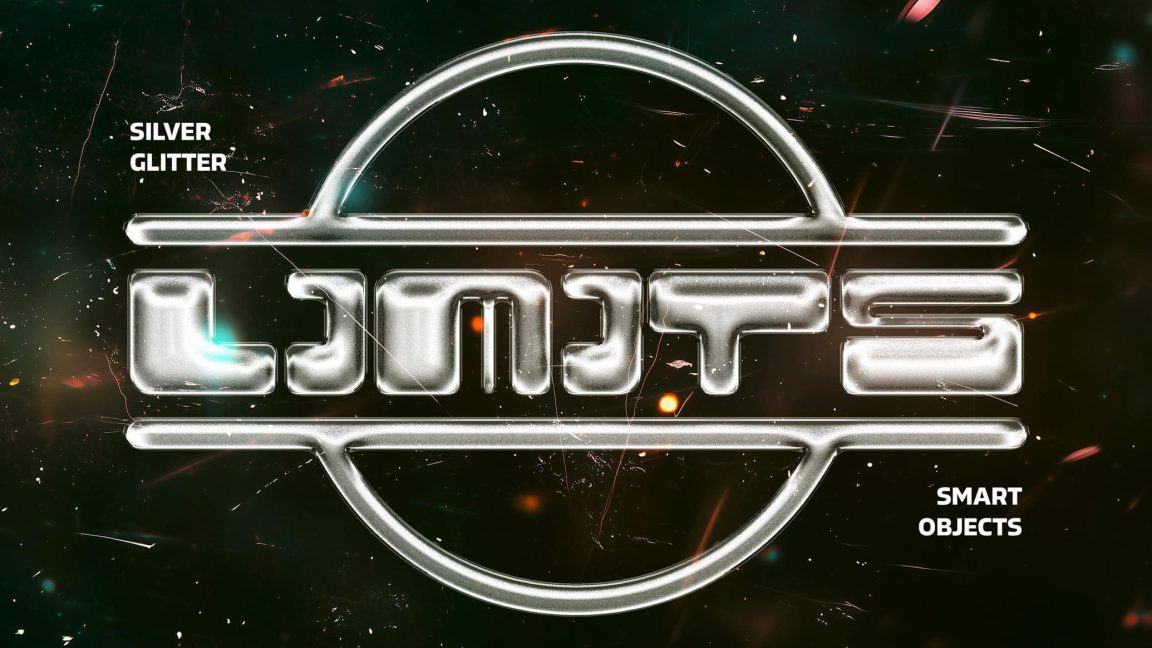 Free Colorful Chrome Text Effect PSD - PsFiles