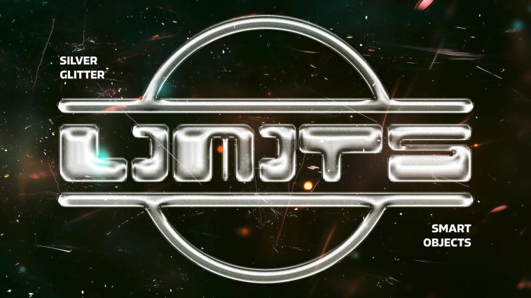 Free Colorful Chrome Text Effect PSD - PsFiles