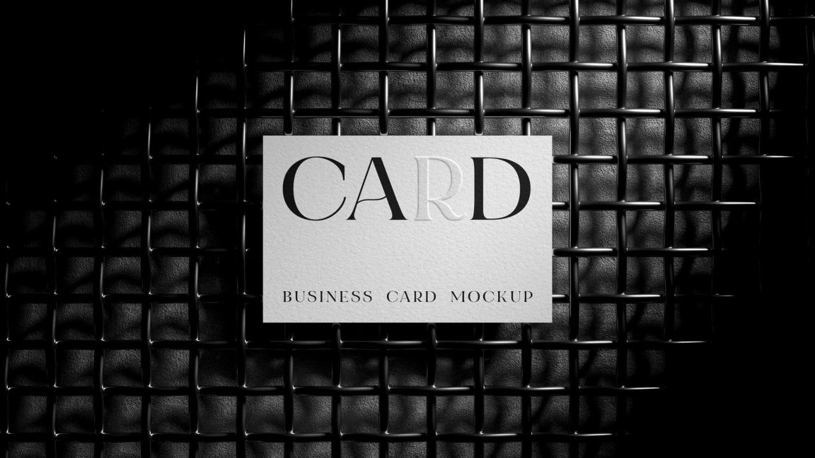 4 Free Premium Visiting Card Mockup PSD Files - PsFiles