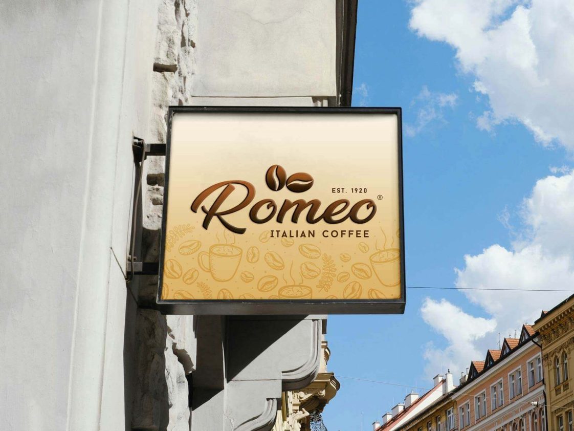 Free Square Shop Sign Mockup PSD - PsFiles