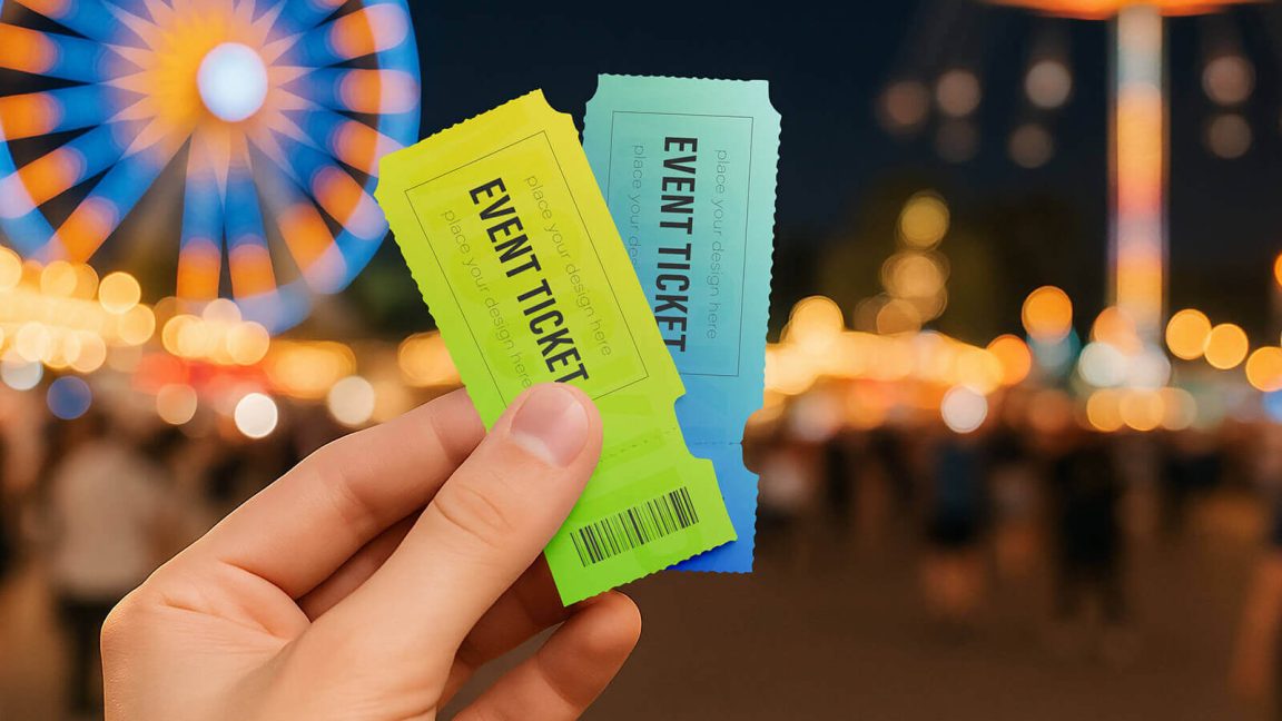 Free Event Tickets PSD Mockup - PsFiles