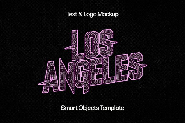 Free Trippy Ink Stamp Text Effect PSD - PsFiles