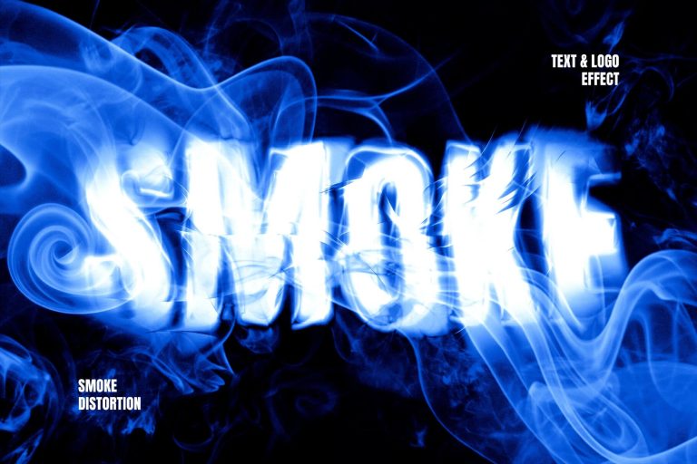 Smoke Text Effect PSD 2026 — Free Title Template- PsFiles